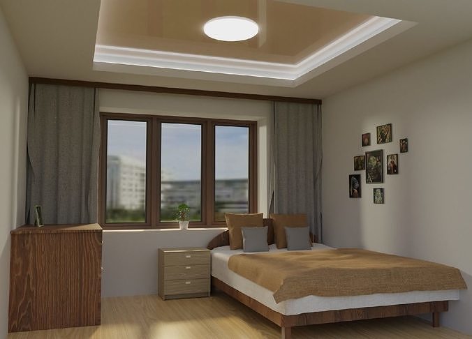 Compact room 3D model | CGTrader