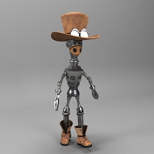 Character robot Tim-tool 3D model rigged | CGTrader