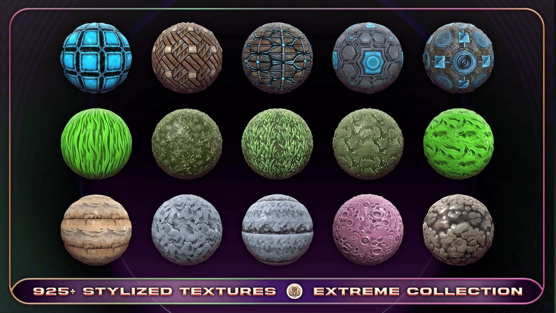 Texture Extreme Texture collection - 925 Stylized Textures VR / AR ...