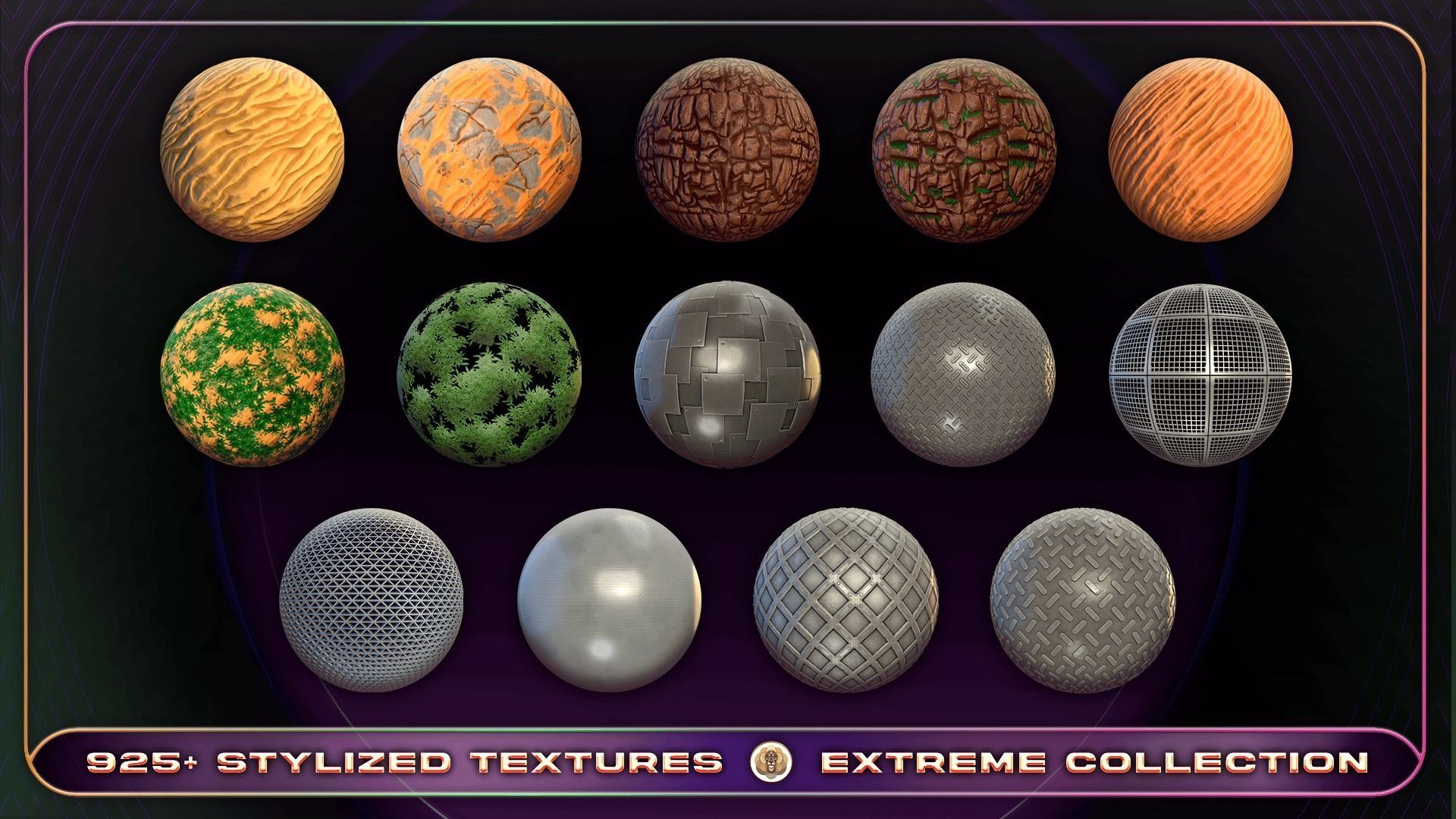 Texture Extreme Texture collection - 925 Stylized Textures VR / AR ...