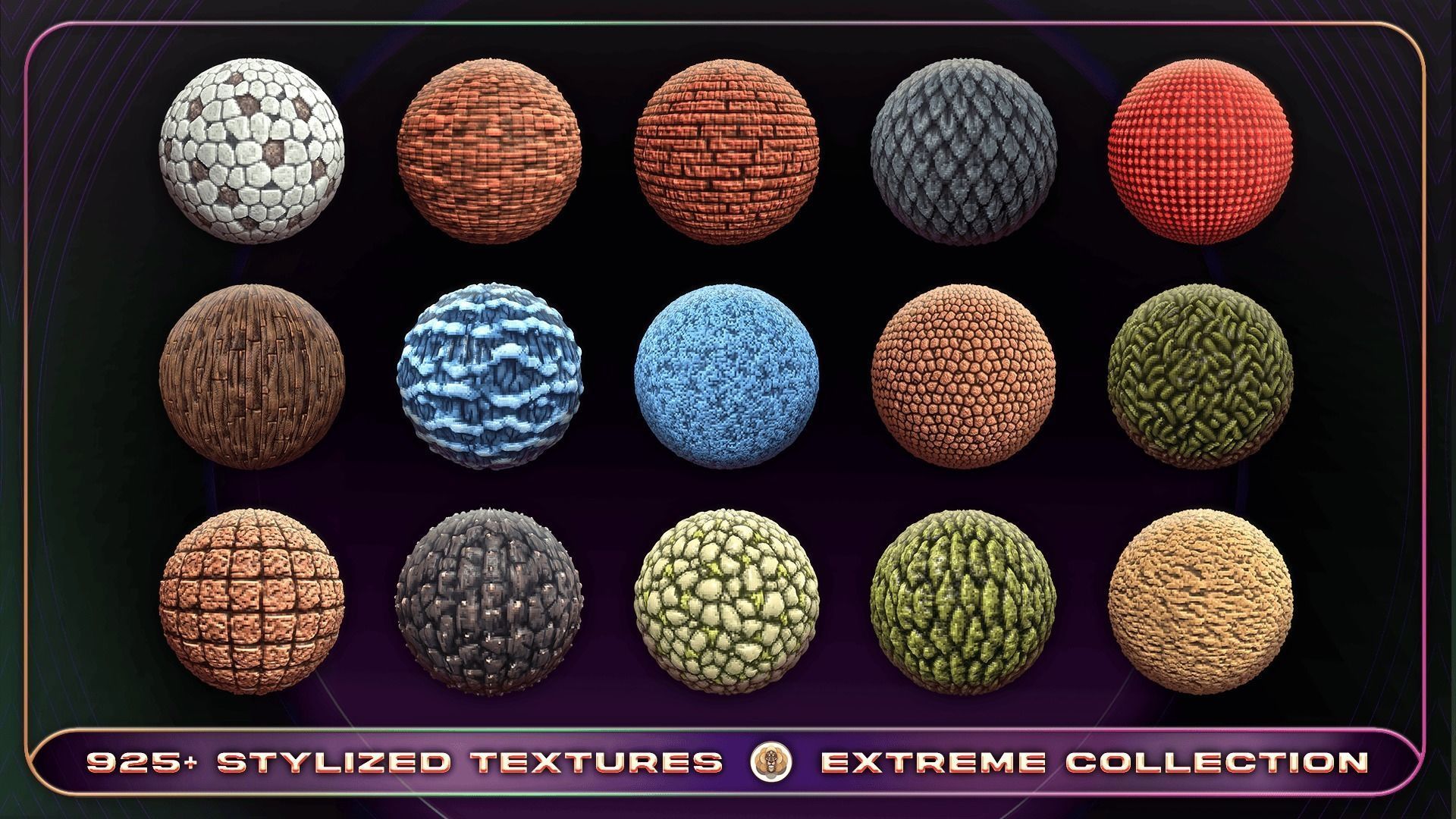 Texture Extreme Texture collection - 925 Stylized Textures VR / AR ...