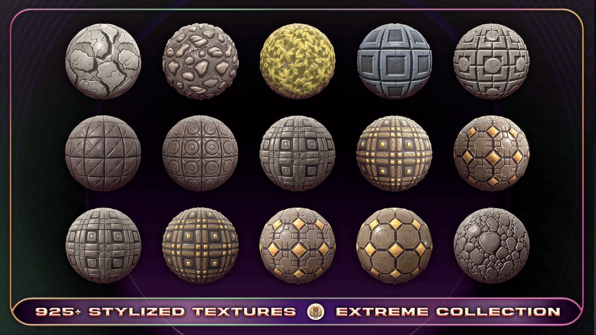 Texture Extreme Texture collection - 925 Stylized Textures VR / AR ...