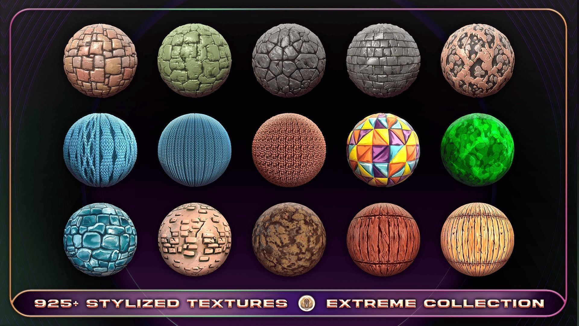 Texture Extreme Texture collection - 925 Stylized Textures VR / AR ...
