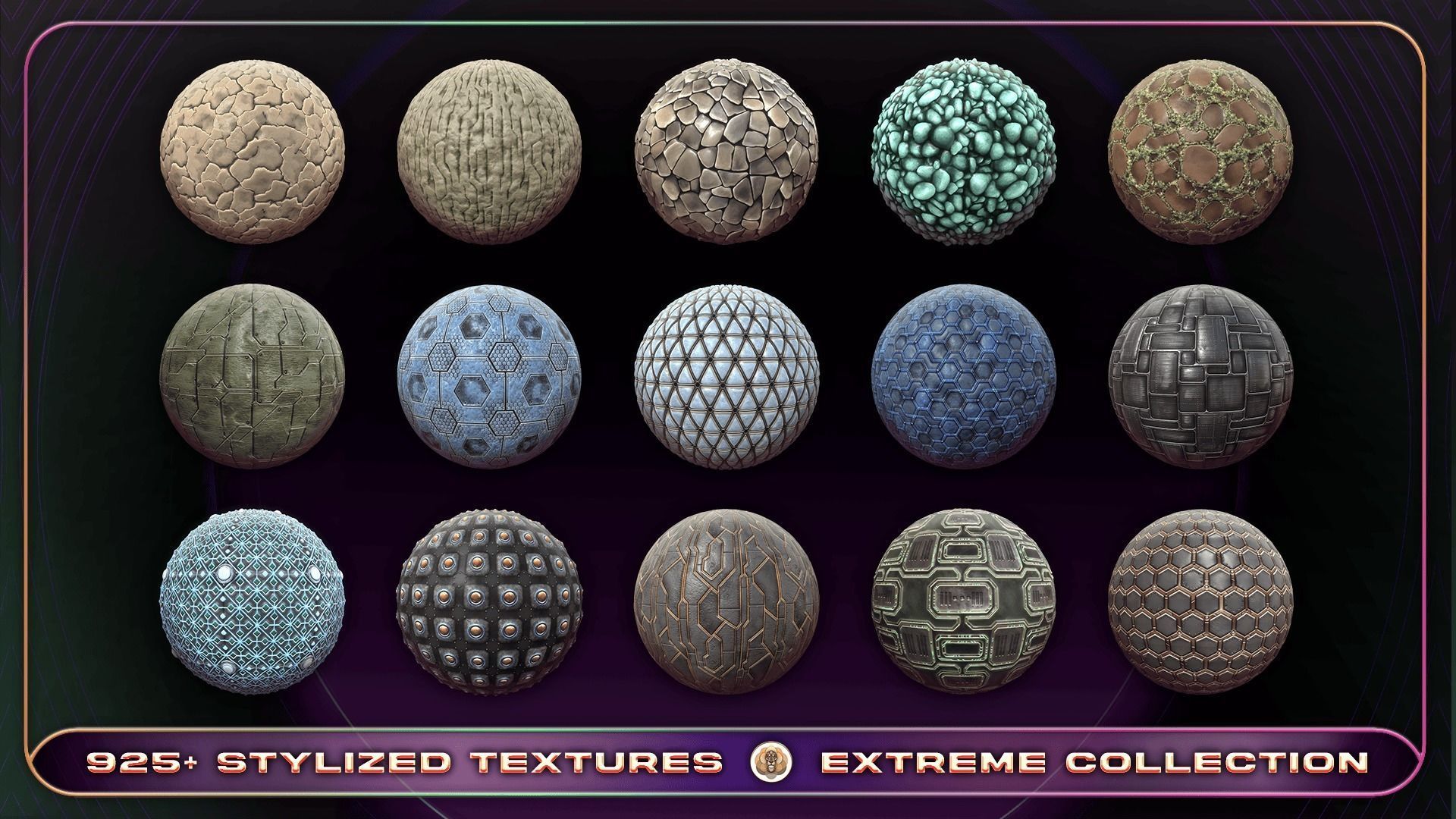 Texture Extreme Texture collection - 925 Stylized Textures VR / AR ...