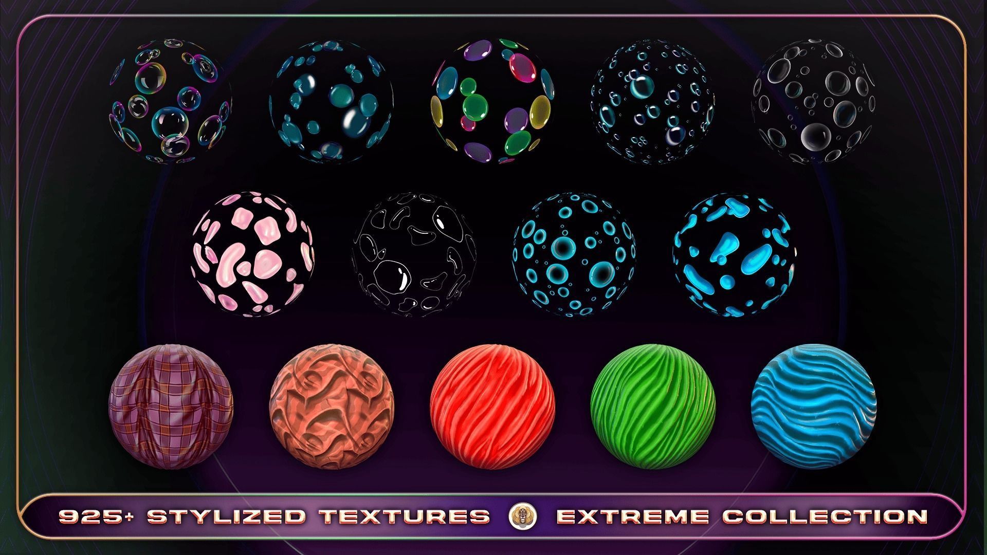 Texture Extreme Texture collection - 925 Stylized Textures VR / AR ...