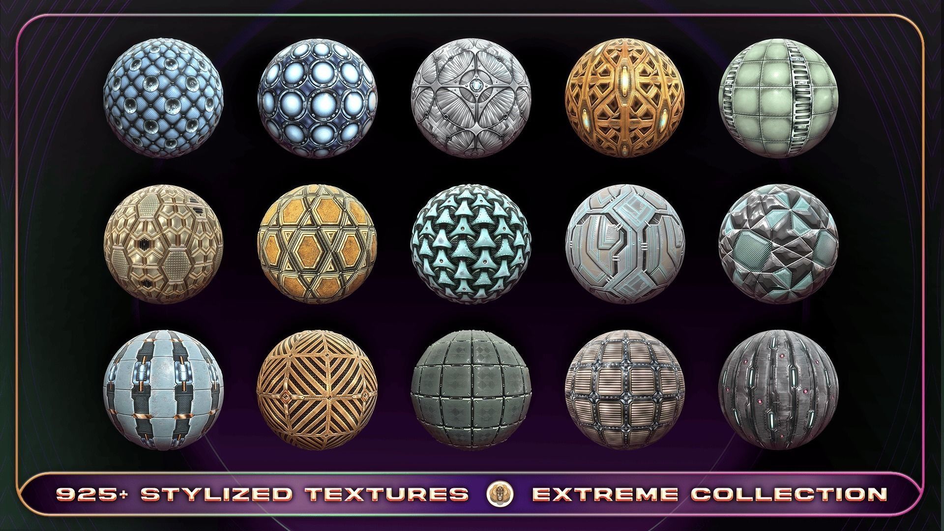 Texture Extreme Texture collection - 925 Stylized Textures VR / AR ...