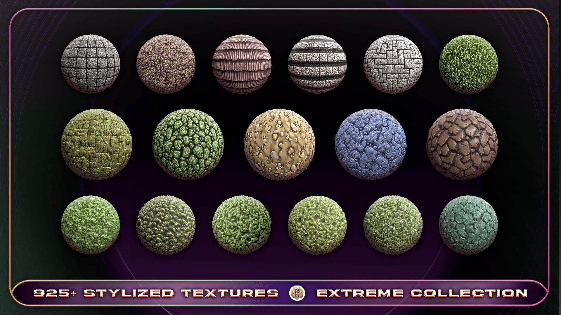 Texture Extreme Texture collection - 925 Stylized Textures VR / AR ...