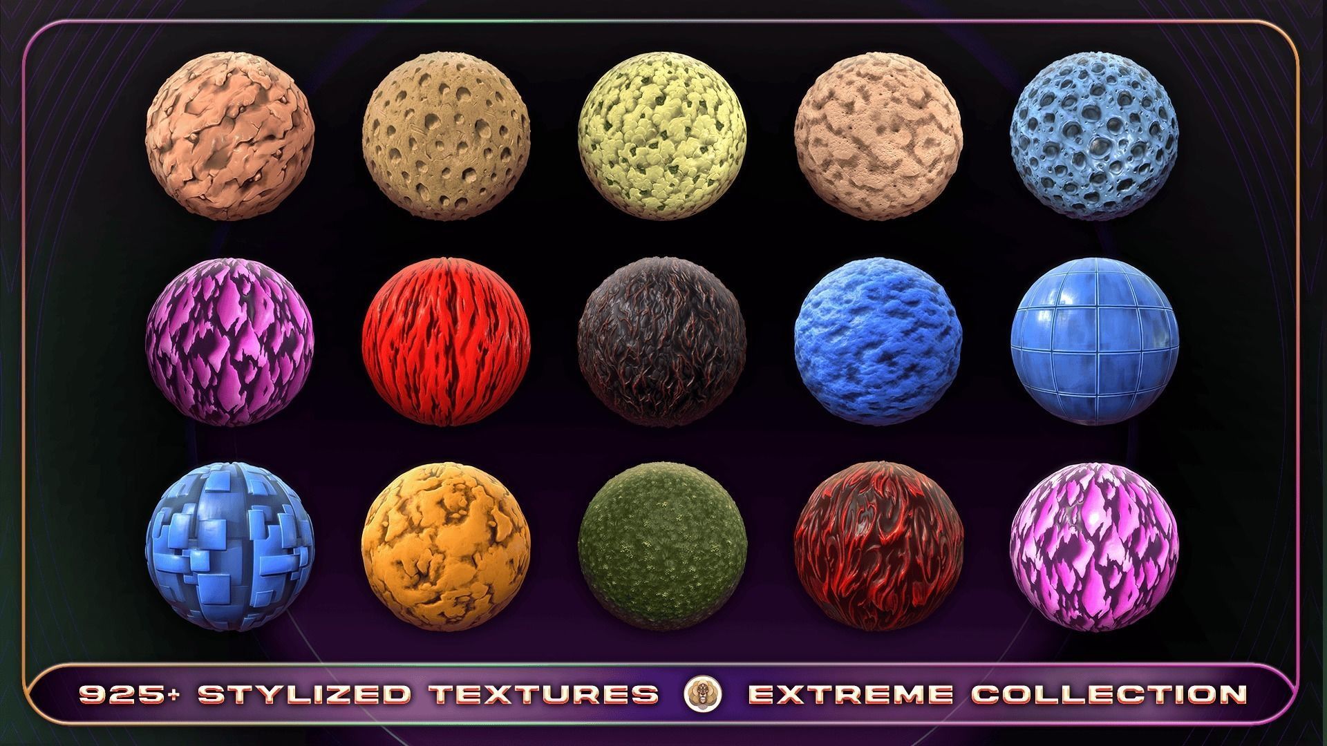 Texture Extreme Texture collection - 925 Stylized Textures VR / AR ...