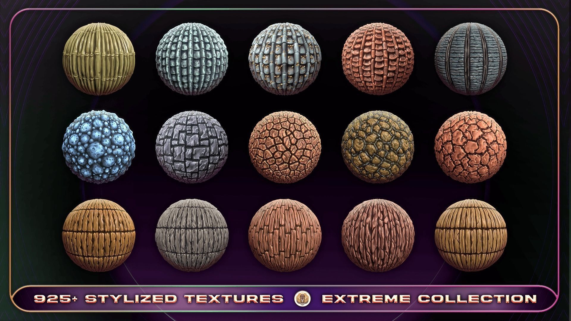Texture Extreme Texture collection - 925 Stylized Textures VR / AR ...
