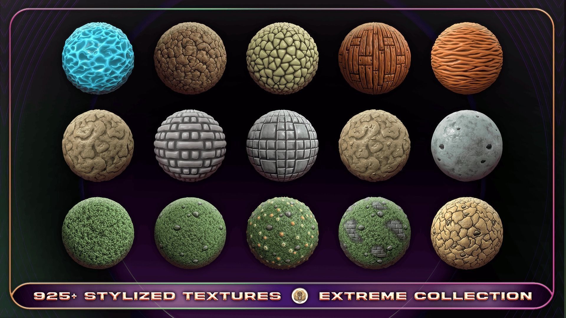 Texture Extreme Texture collection - 925 Stylized Textures VR / AR ...