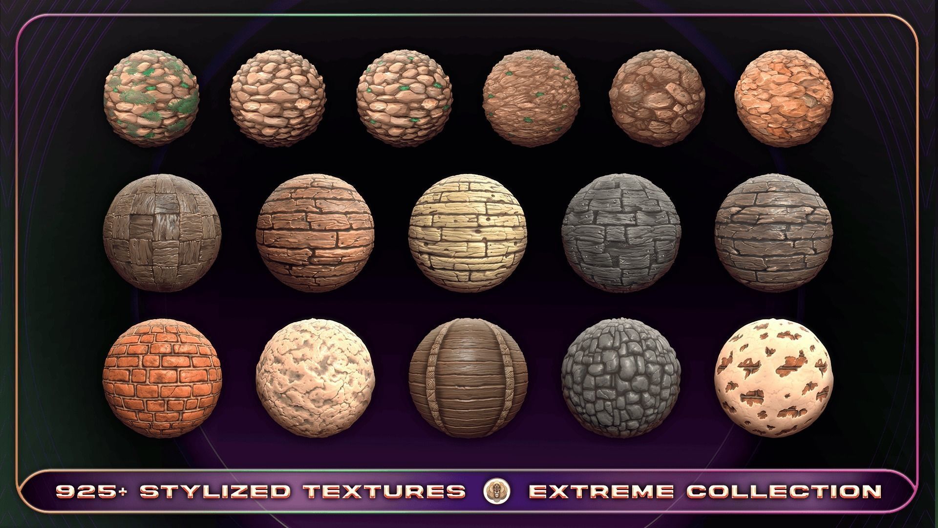 Texture Extreme Texture collection - 925 Stylized Textures VR / AR ...