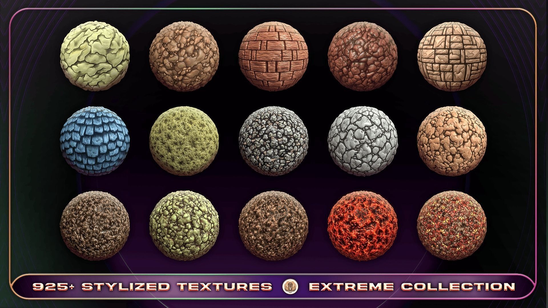 Texture Extreme Texture collection - 925 Stylized Textures VR / AR ...