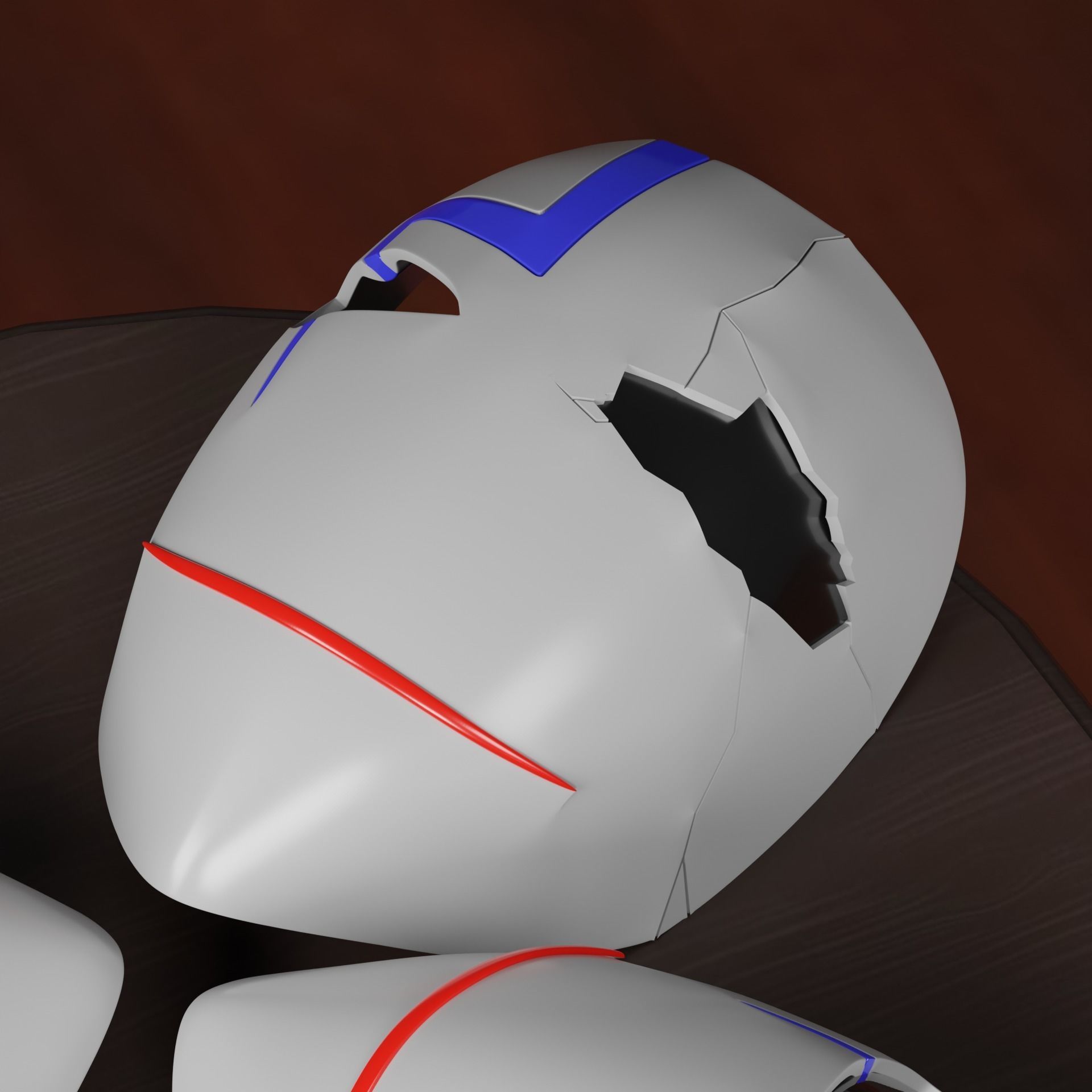 Darker Than Black HEI Mask 3D model 3D printable | CGTrader