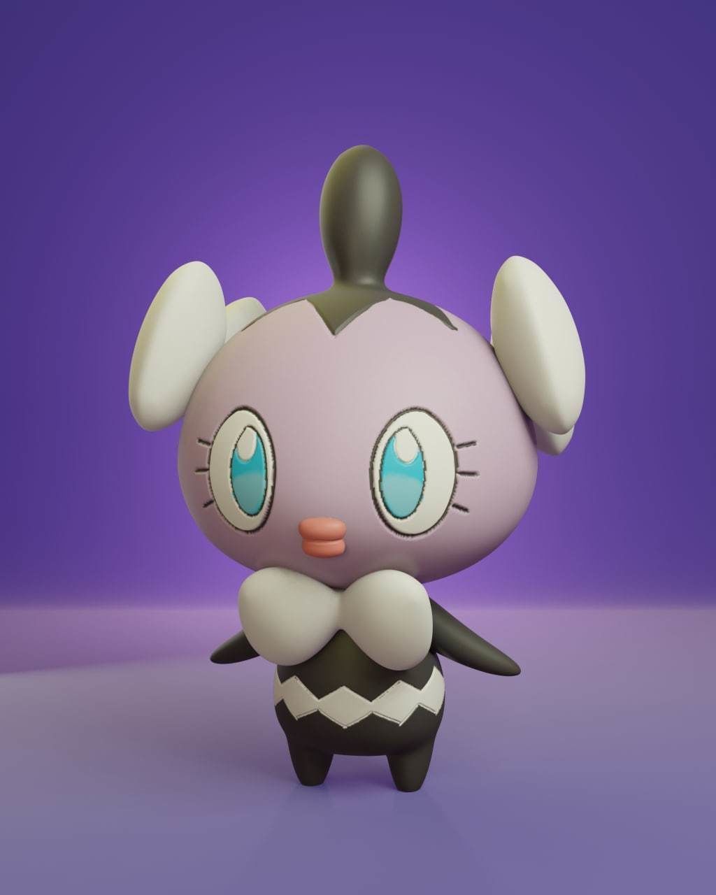 Pokemon - Gothita 3D model 3D printable | CGTrader
