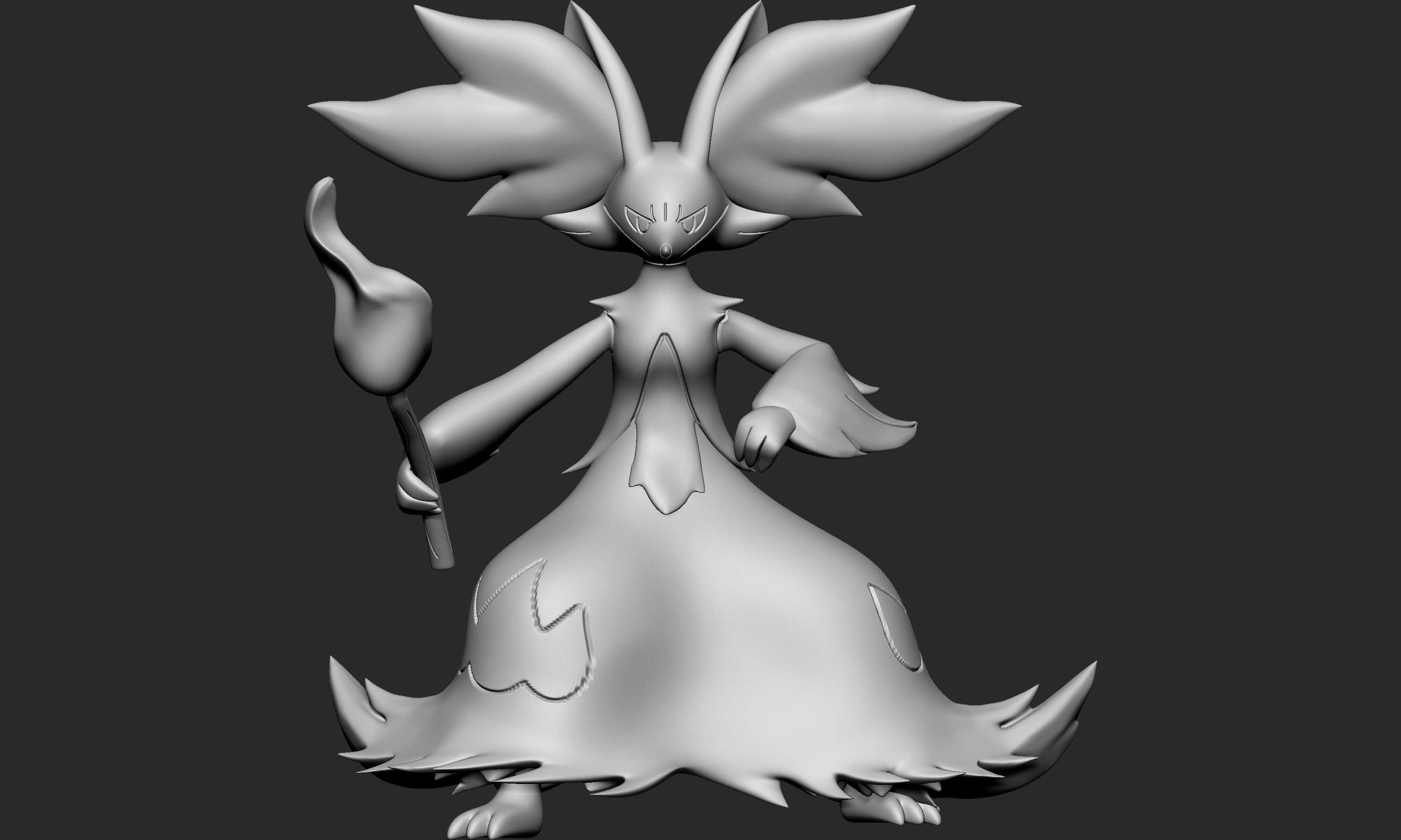 Pokemon - Delphox 3D model 3D printable | CGTrader