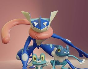 Frogadier 3D Models | CGTrader