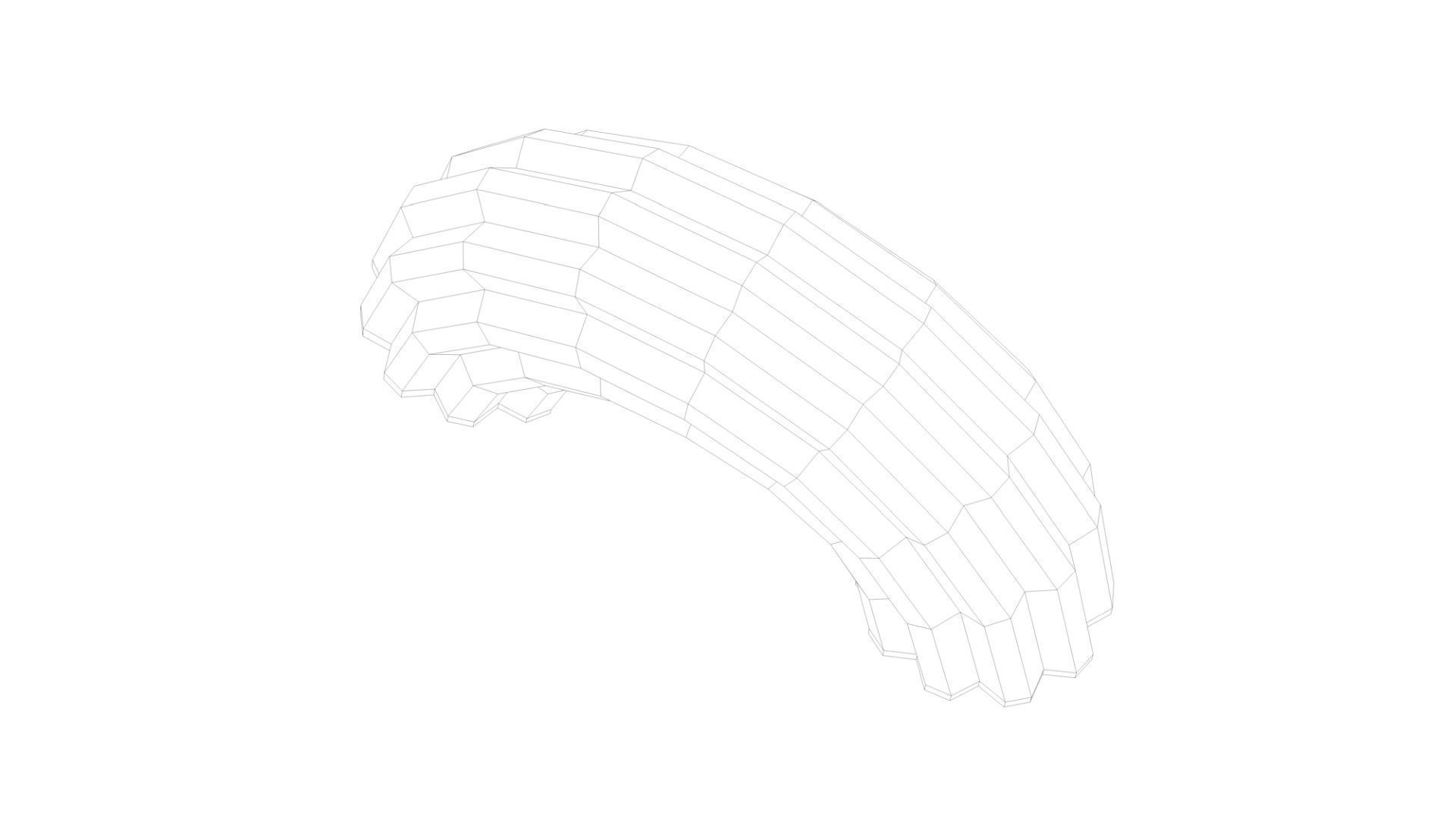 Pasta Elbow Rigati macaroni 3D model | CGTrader