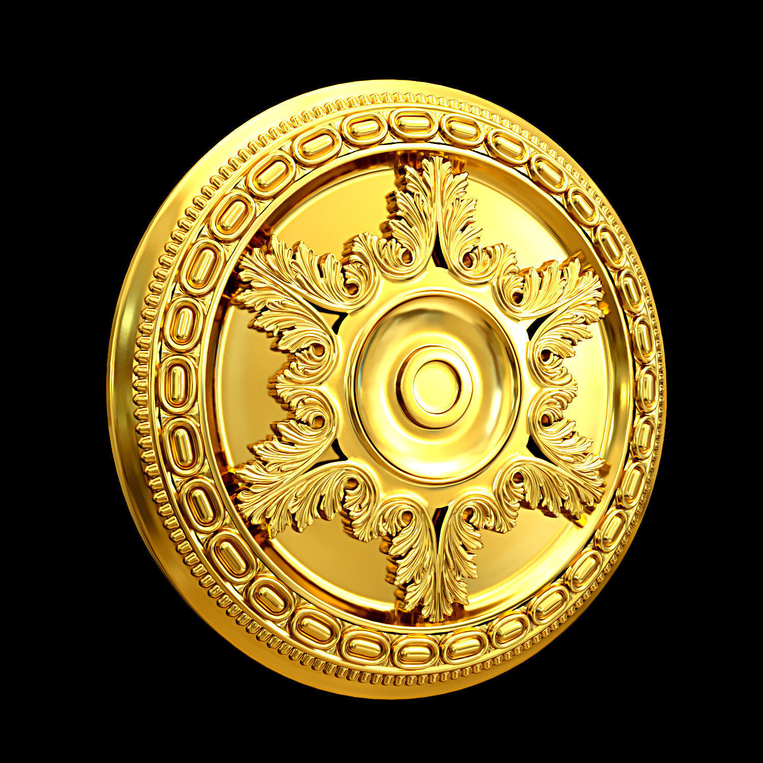 Ceiling Medallion 06 3D model | CGTrader