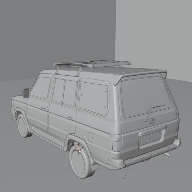 Toyota Qualis 2001 3d model 3D model | CGTrader