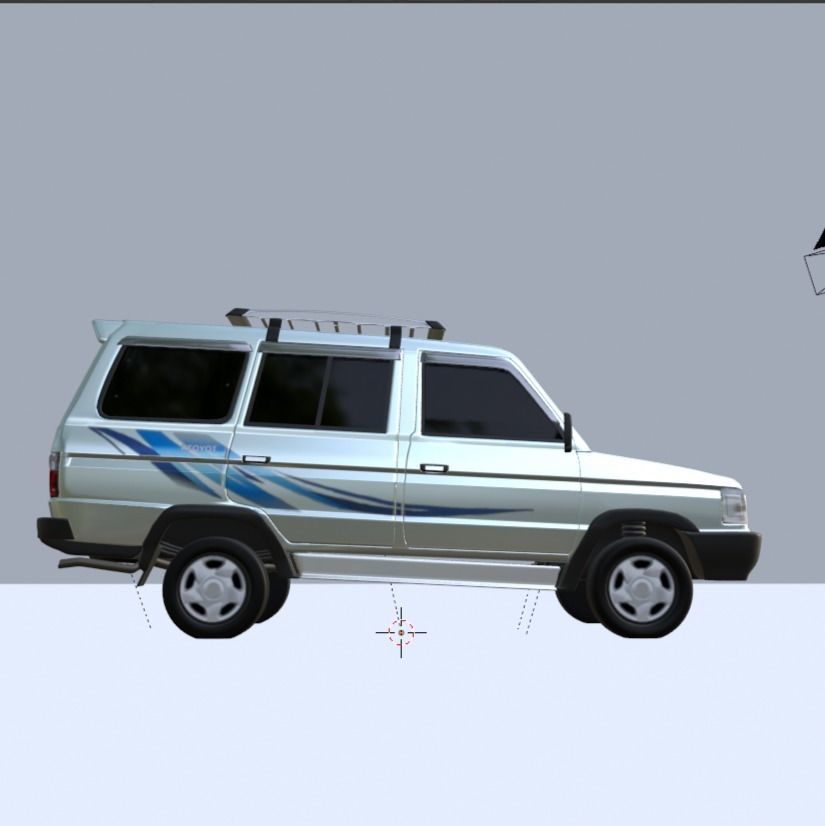 Toyota Qualis 2001 3d model 3D model | CGTrader