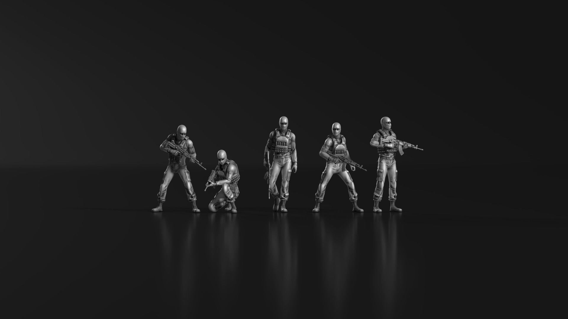 Terrorist 01 3D model 3D printable | CGTrader