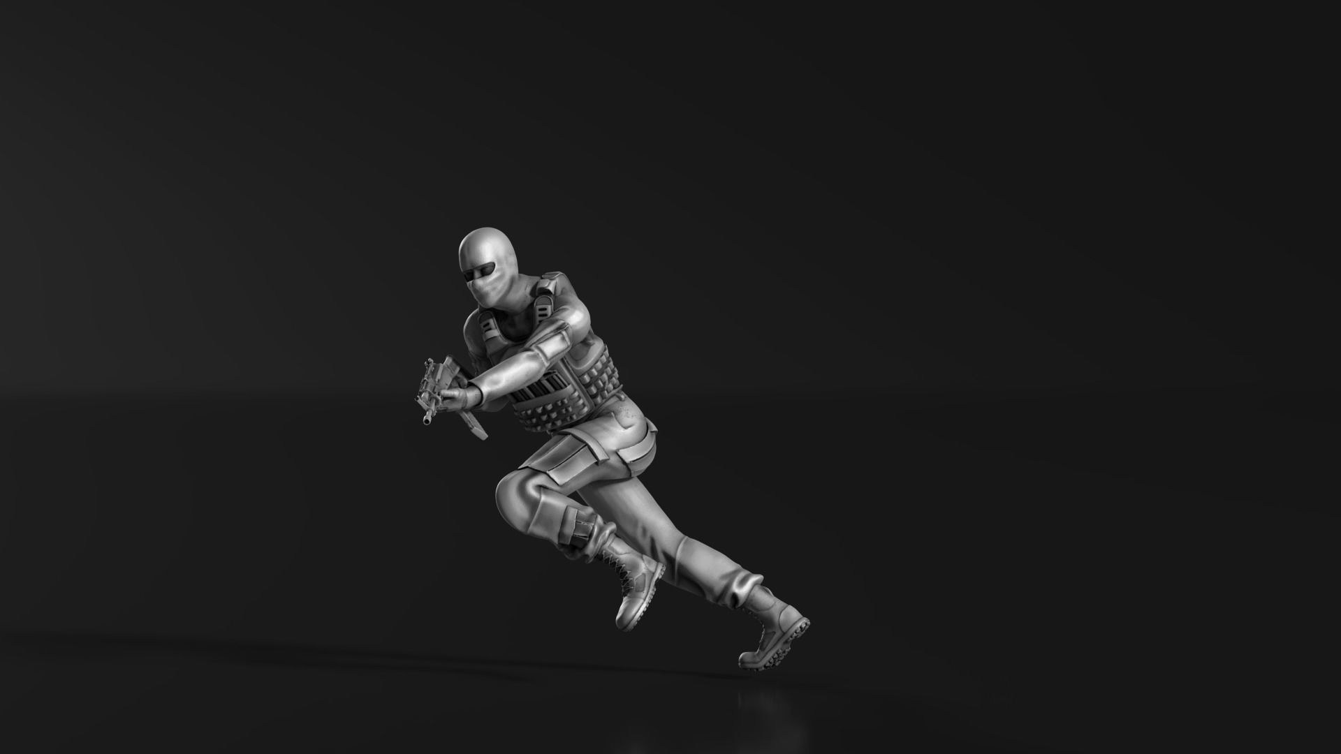 Terrorist 01 3D model 3D printable | CGTrader