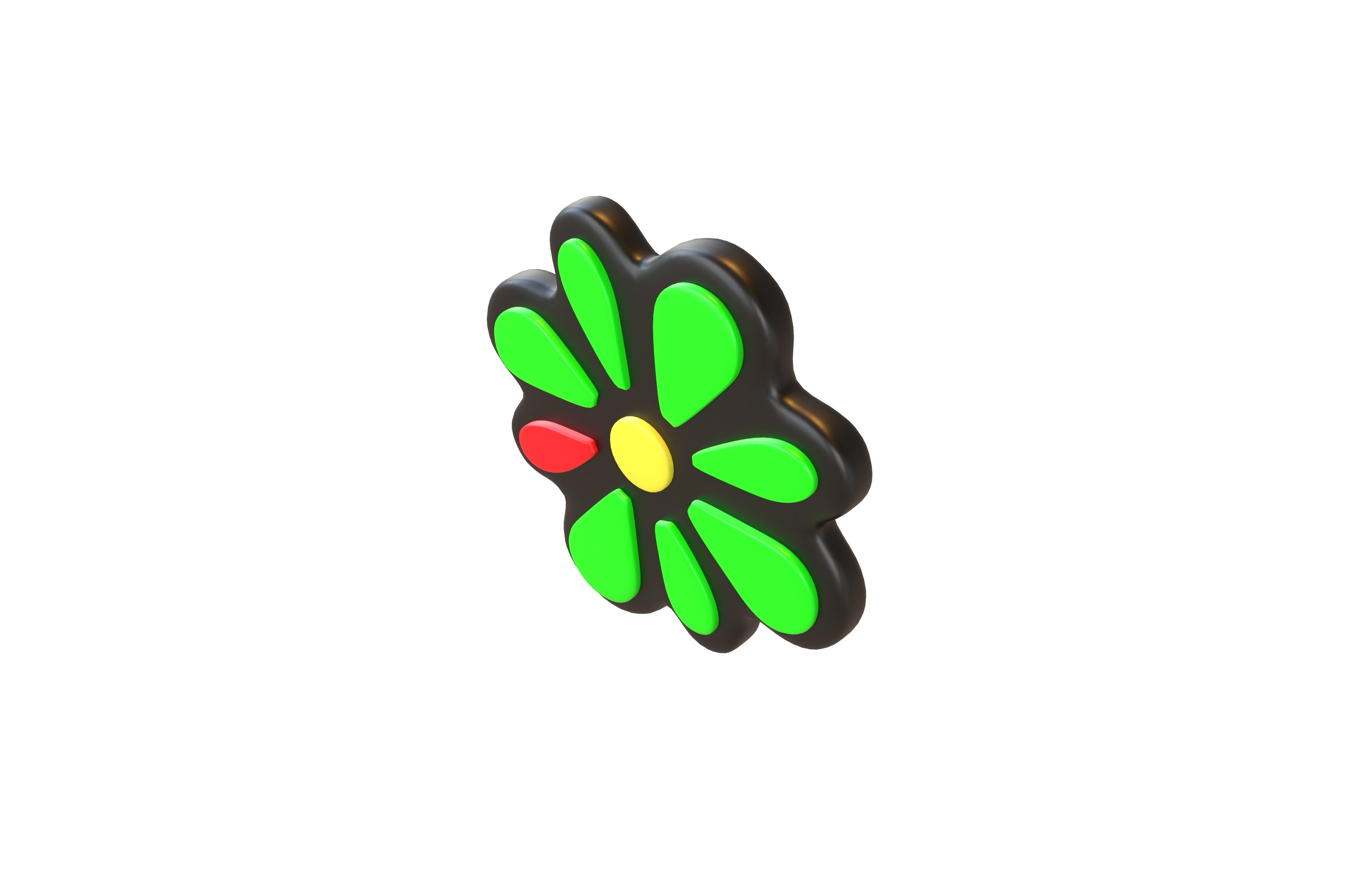 ICQ Logo v1 001 free VR / AR / low-poly 3D model | CGTrader