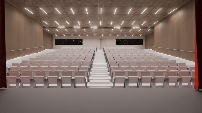 Auditorium Design with KEYSHOT FILE 3D model | CGTrader