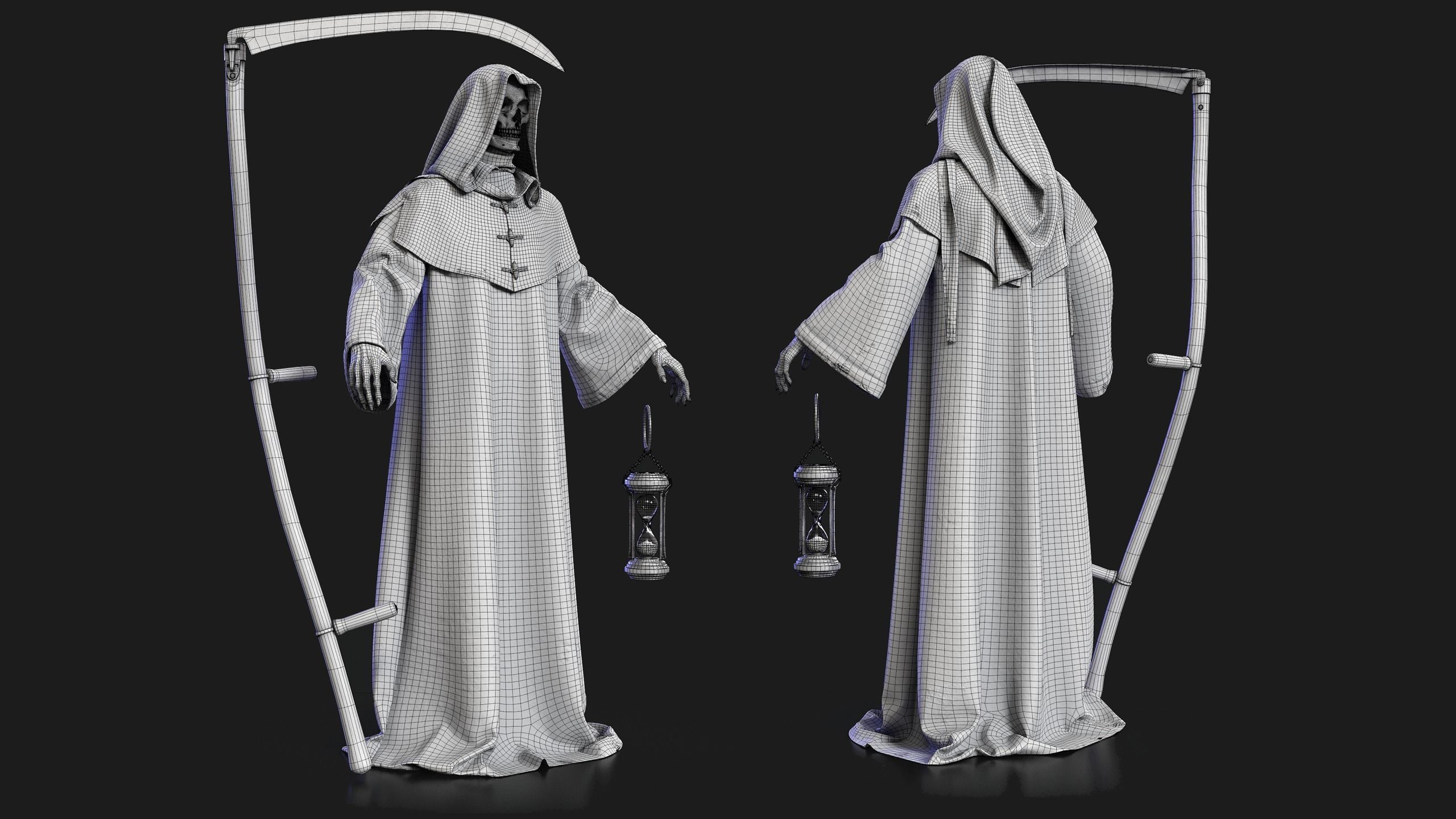 3D model Grim reaper VR / AR / low-poly | CGTrader