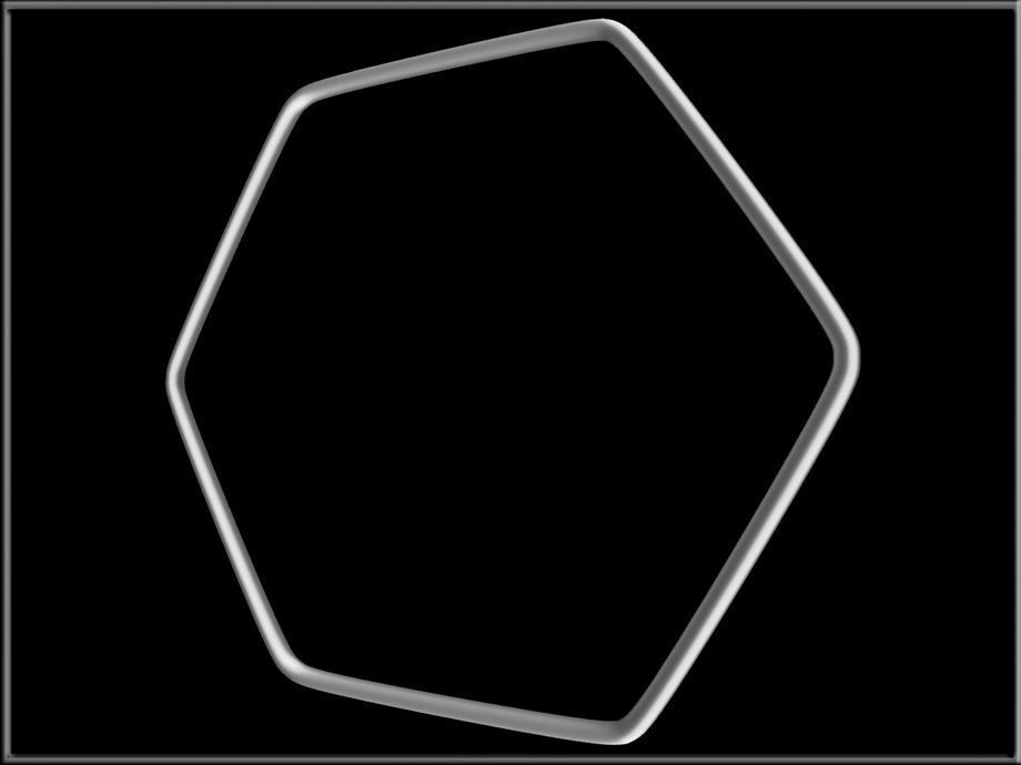 3D model Hexagon Simple Wire VR / AR / low-poly | CGTrader