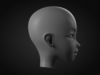 3D model Base Mesh Stylized Girl Head VR / AR / low-poly | CGTrader