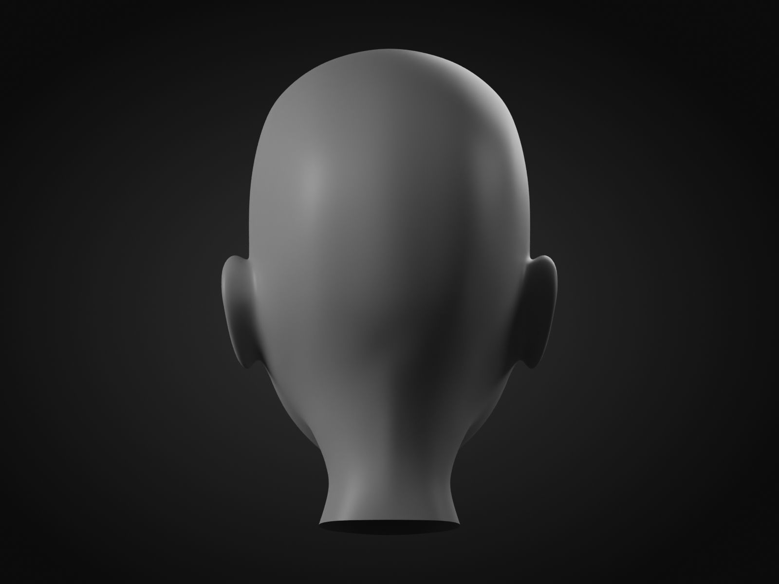 3D model Base Mesh Stylized Girl Head VR / AR / low-poly | CGTrader