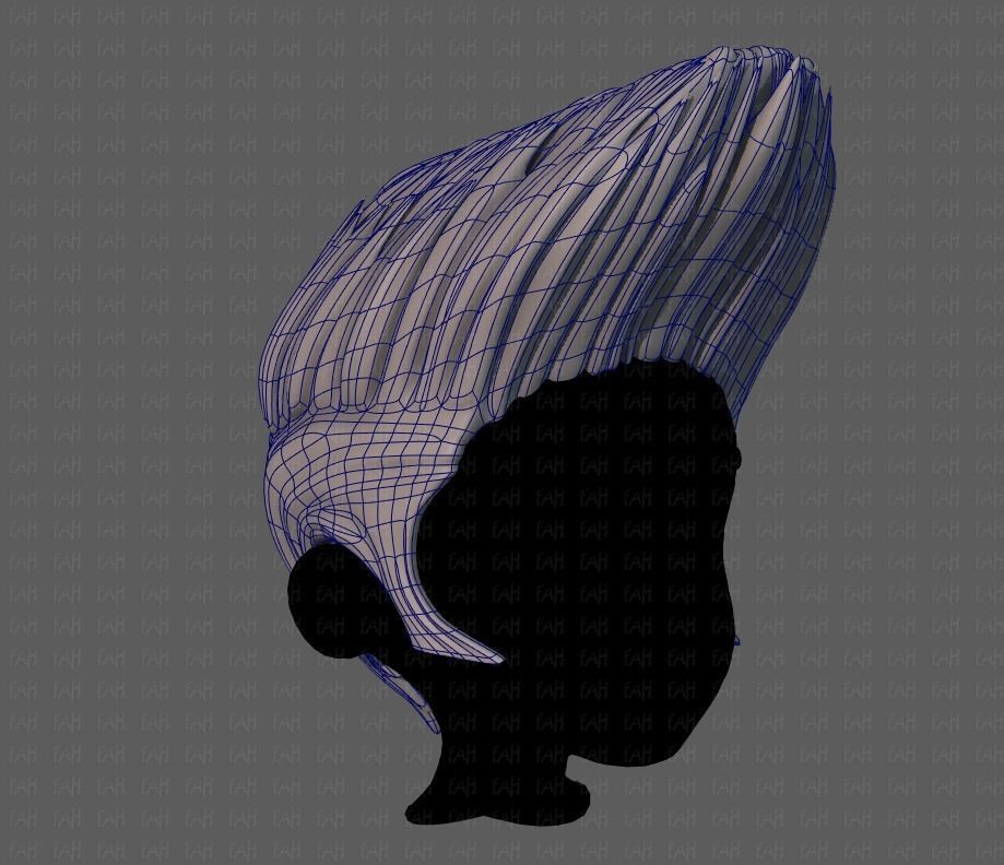 3D model 3D Hair style for boy V85 VR / AR / low-poly | CGTrader