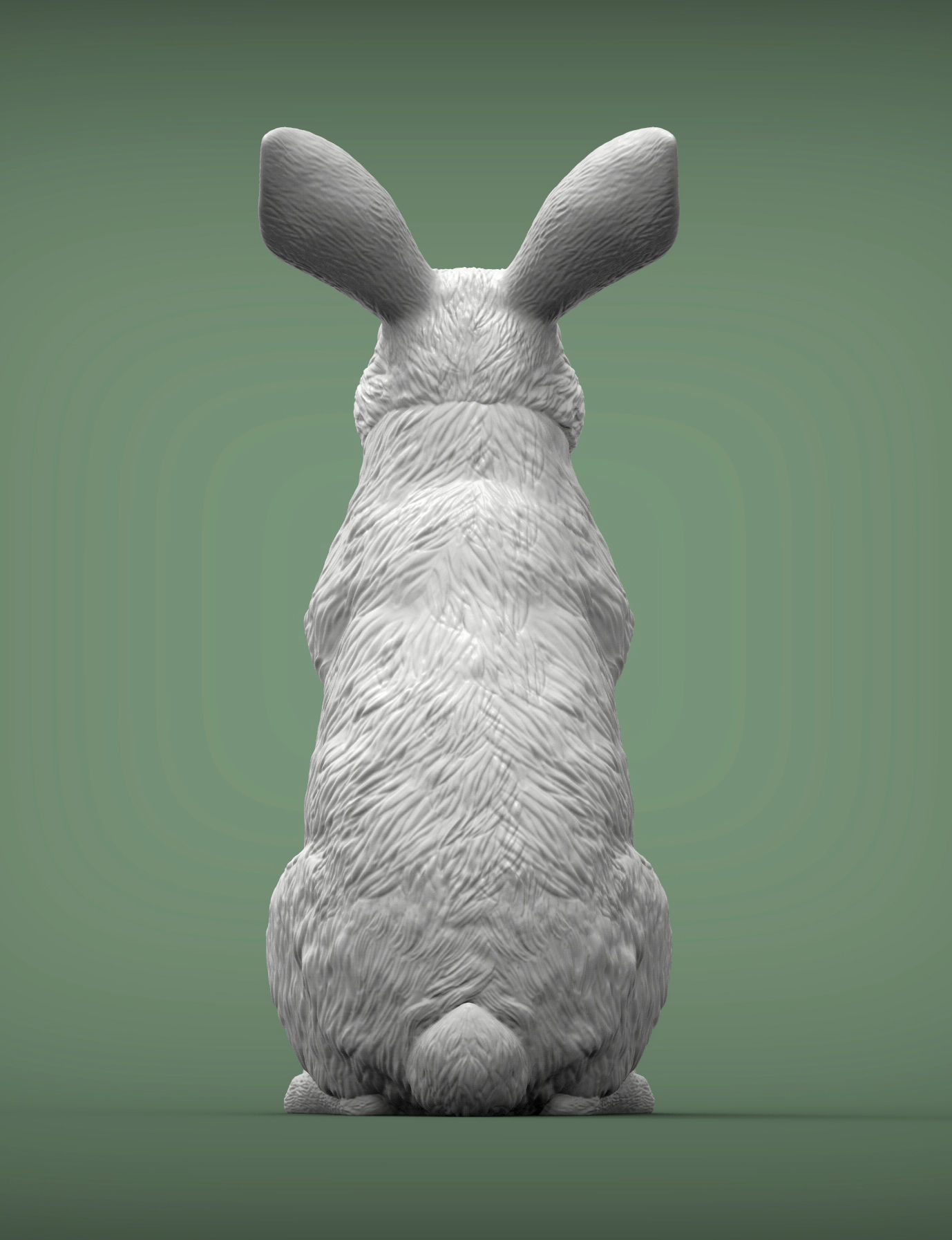 Rabbit bunny 3D model 3D printable | CGTrader