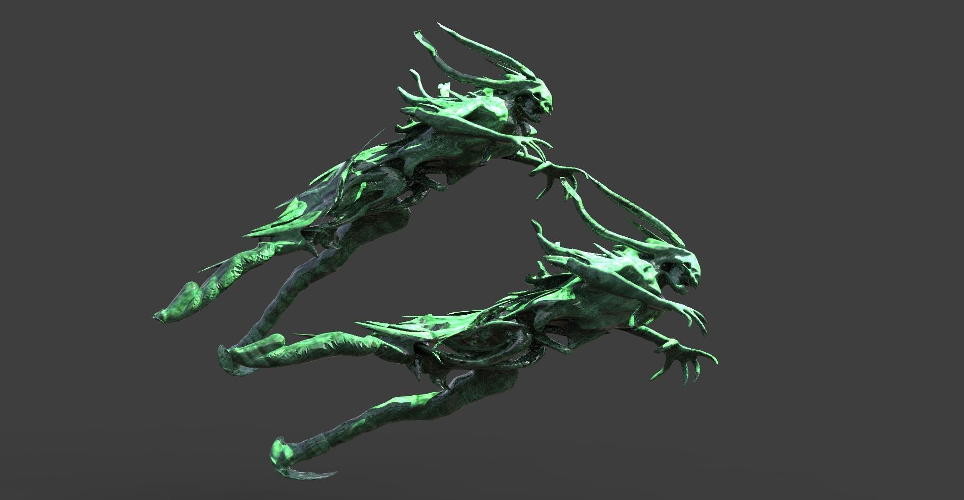 Stylized ghosts 3D model | CGTrader