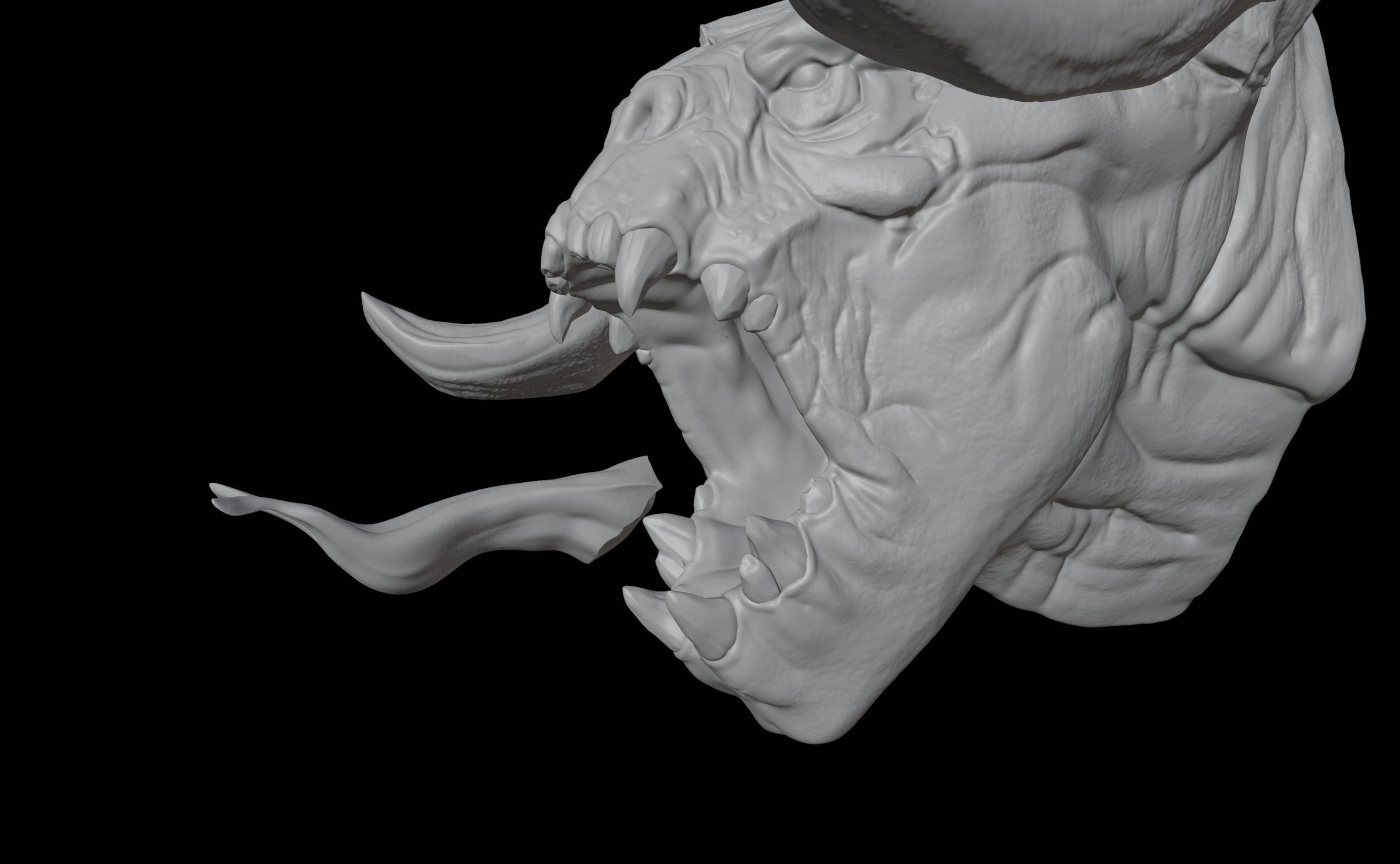 Fallout 4 Deathclaw Life Size Head 3D Model For 3D Printing 3D model 3D ...