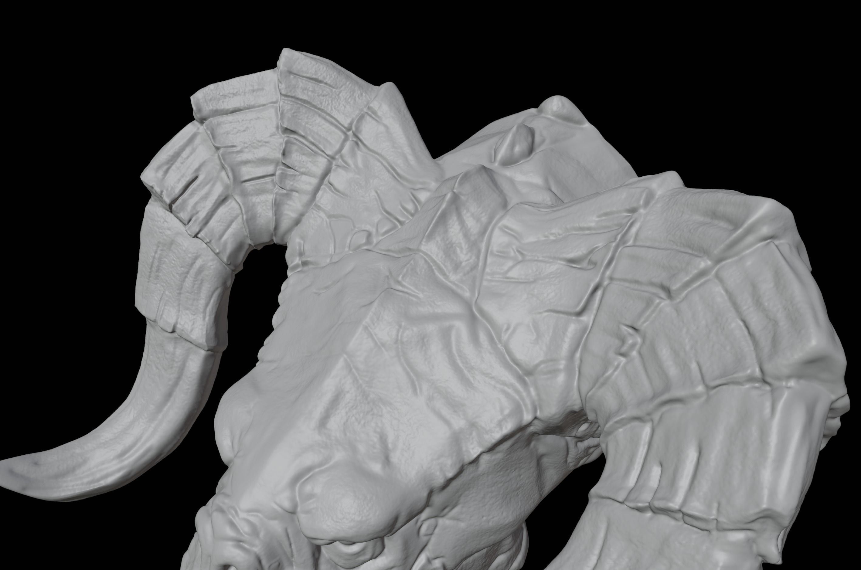 Fallout 4 Deathclaw Life Size Head 3D Model For 3D Printing 3D model 3D ...