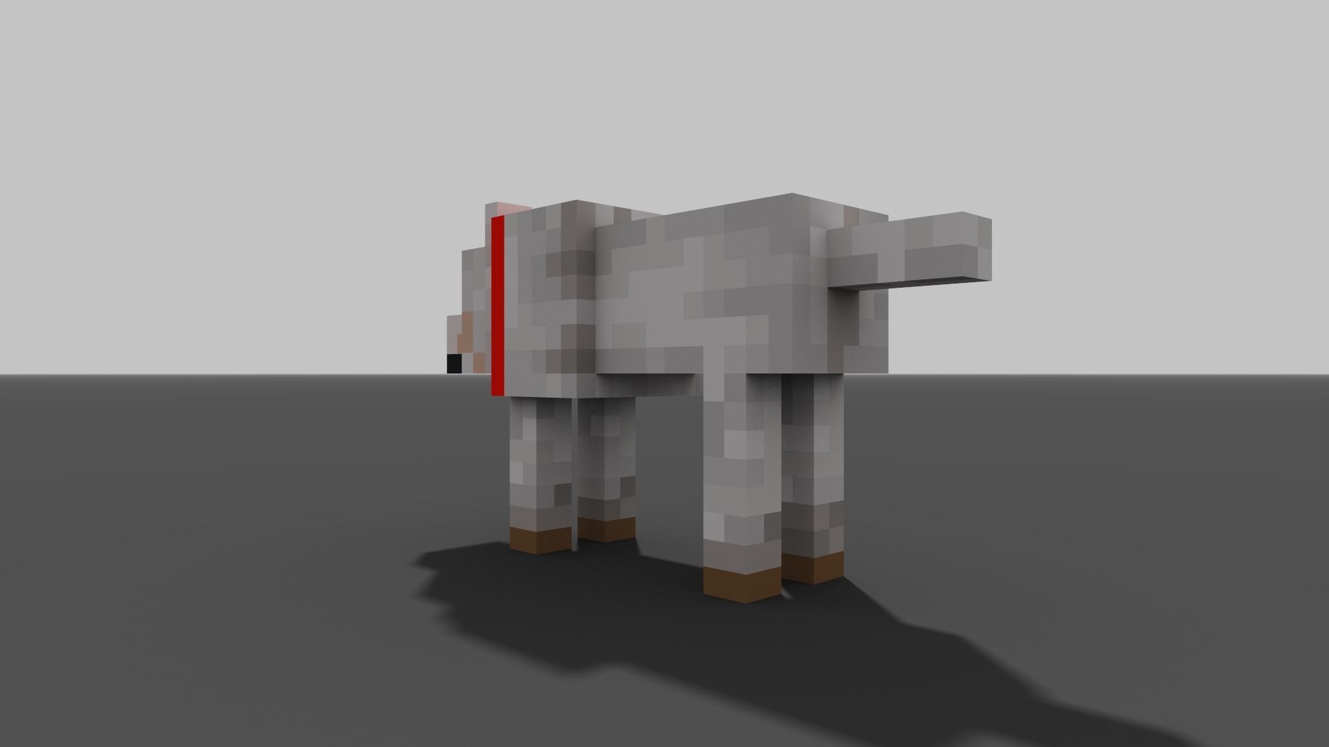 3D model MineCraft dog 3D model VR / AR / low-poly | CGTrader