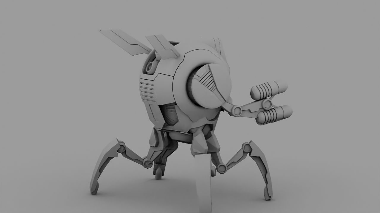BUG DROID rigged character 3D model rigged | CGTrader
