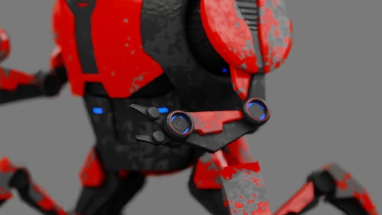 BUG DROID rigged character 3D model rigged | CGTrader