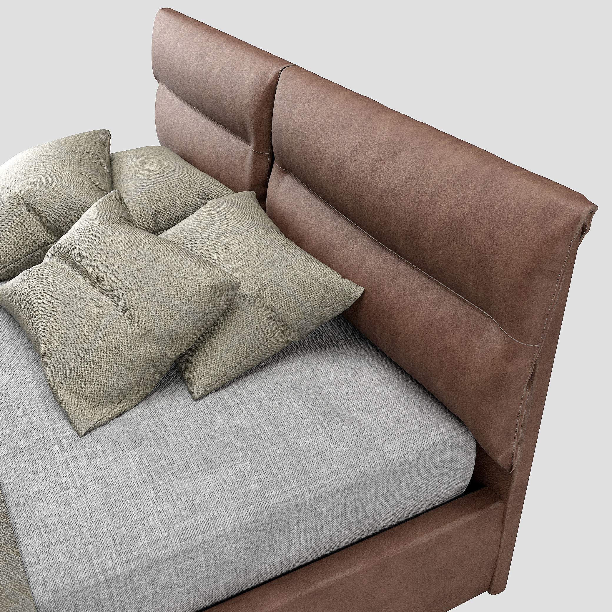 3D model Comfy bed VR / AR / low-poly | CGTrader
