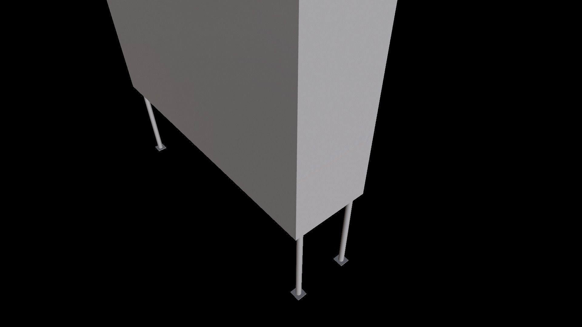 3D model Grey Panel VR / AR / low-poly | CGTrader