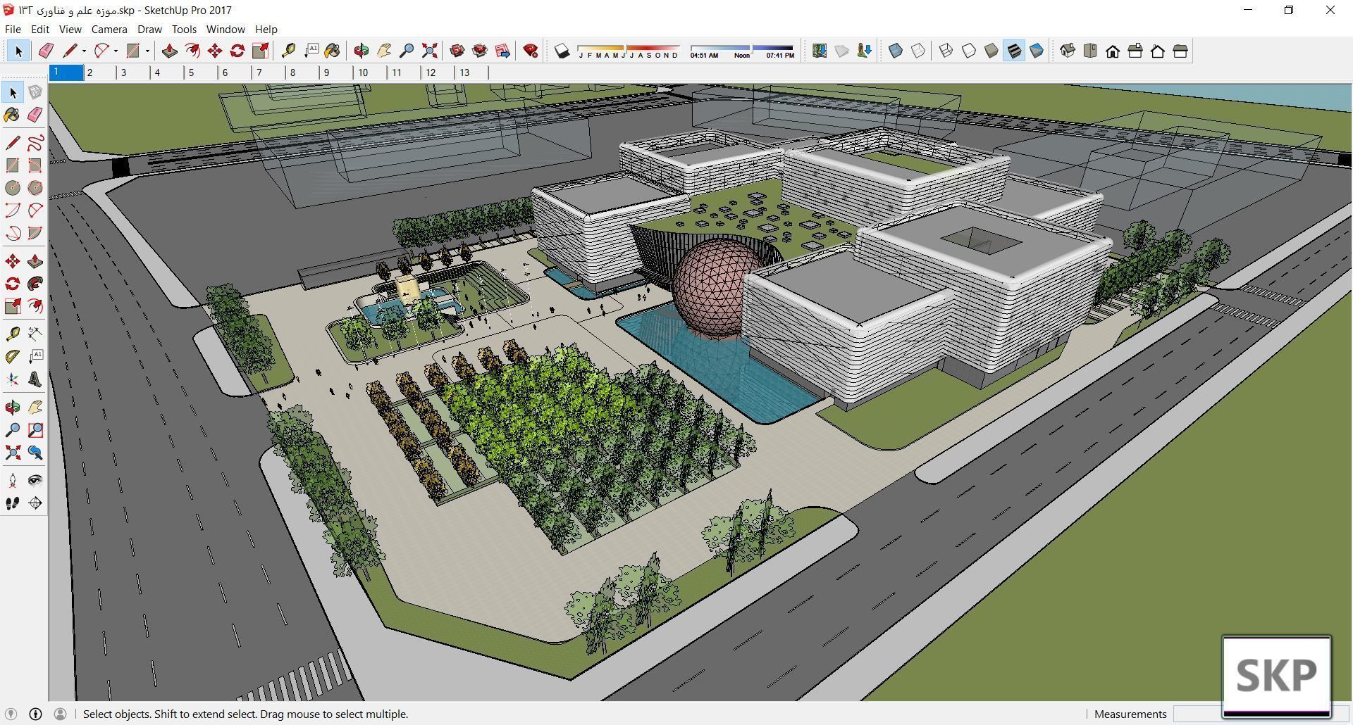 Sketchup Museum 132 3D model | CGTrader
