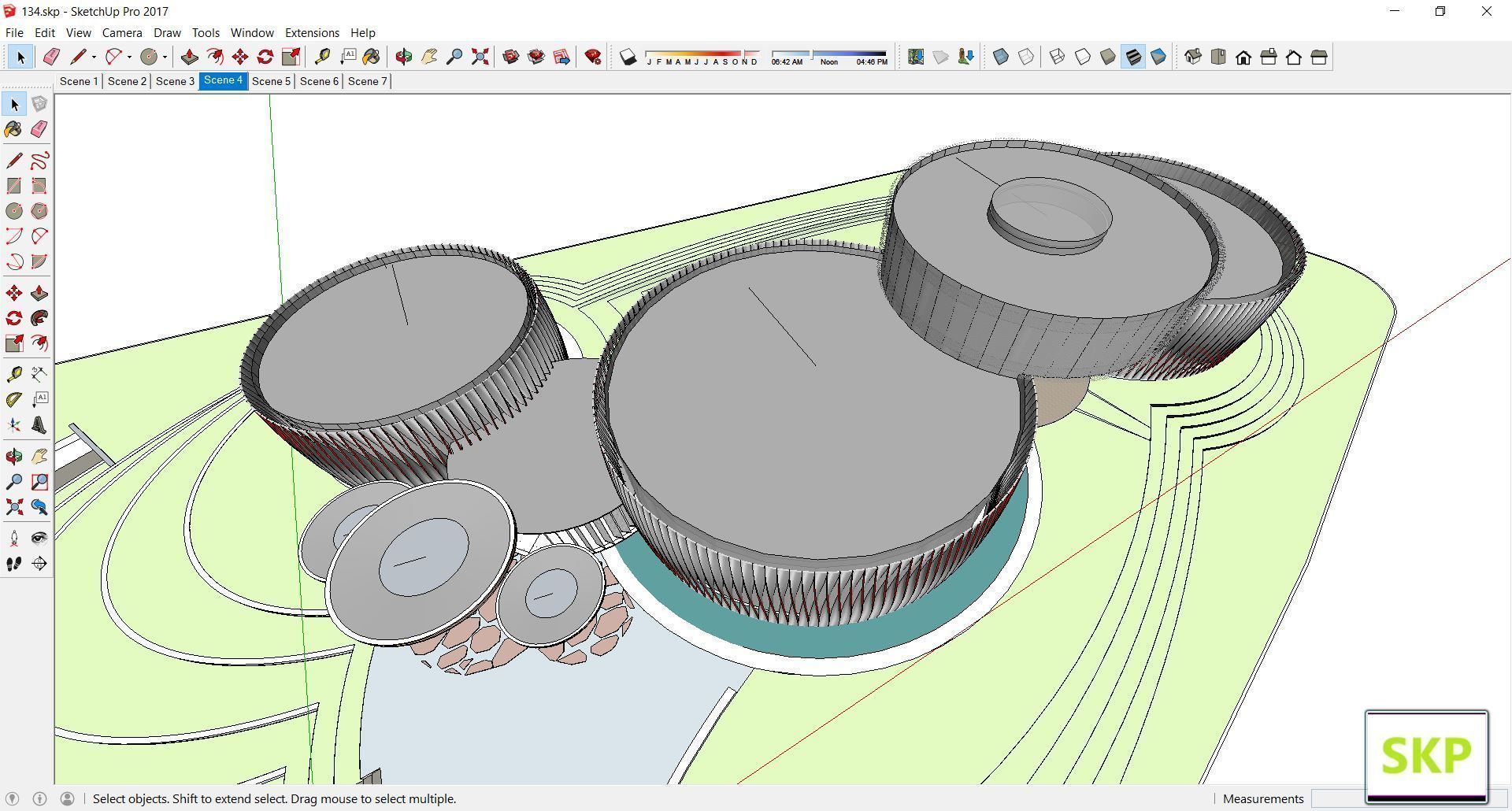 Sketchup Museum 134 3D model | CGTrader