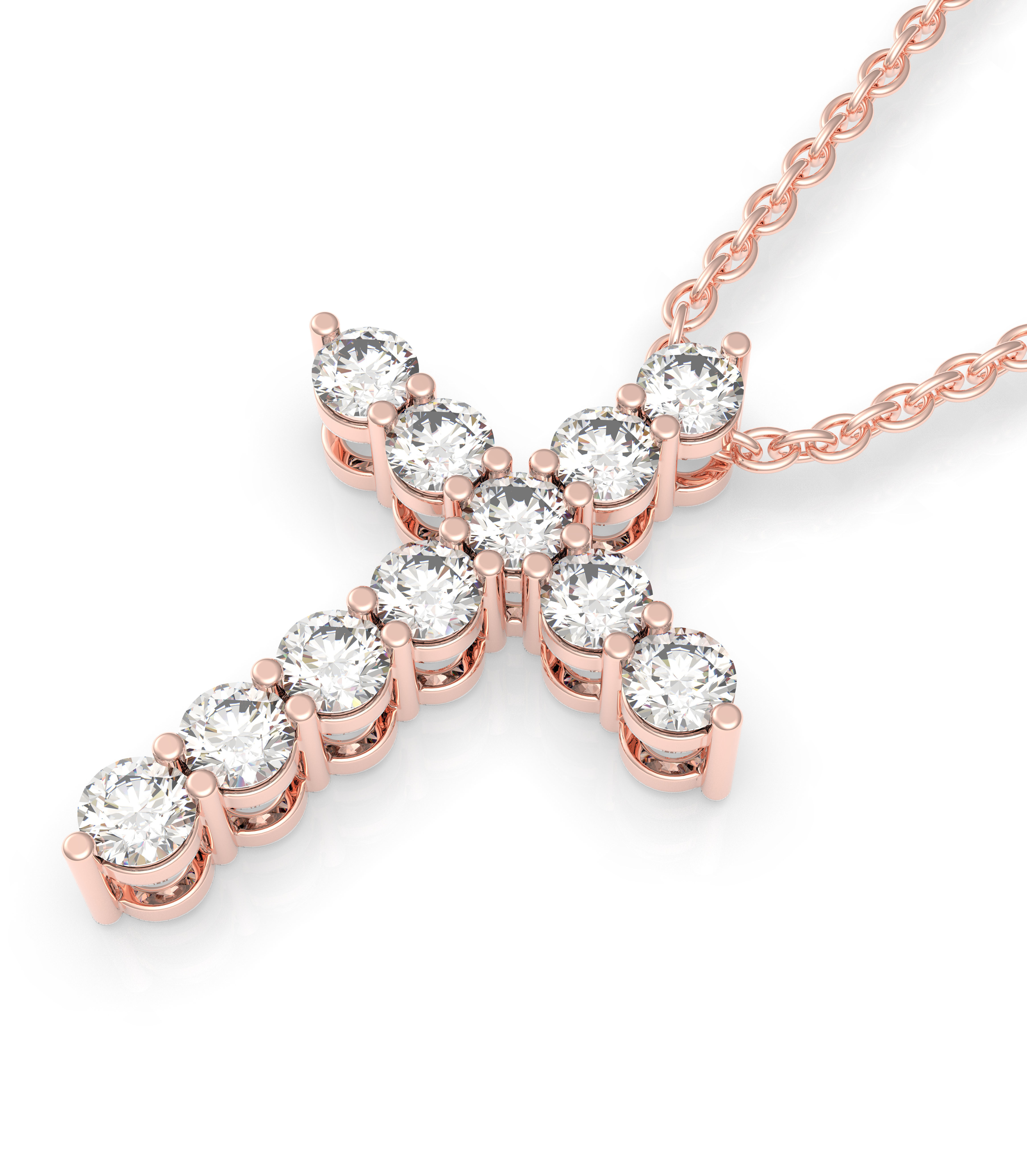 Luxury Diamonds Cross 3D model 3D printable | CGTrader