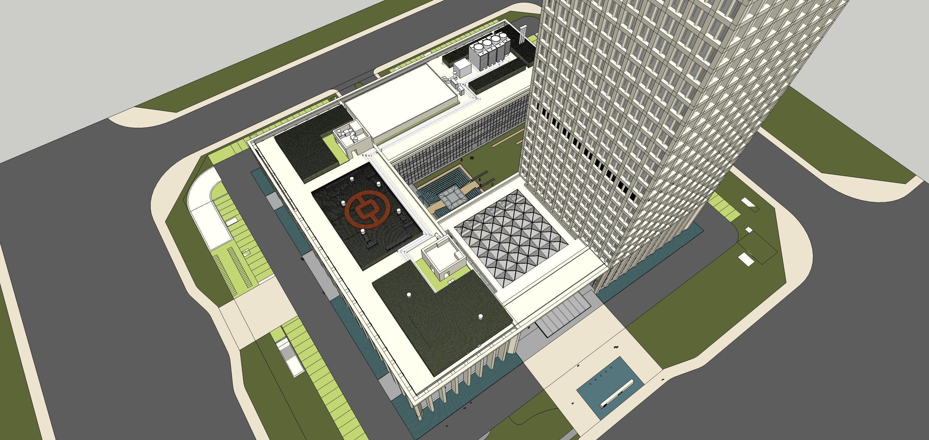 Sketchup Office building N1 3D model | CGTrader