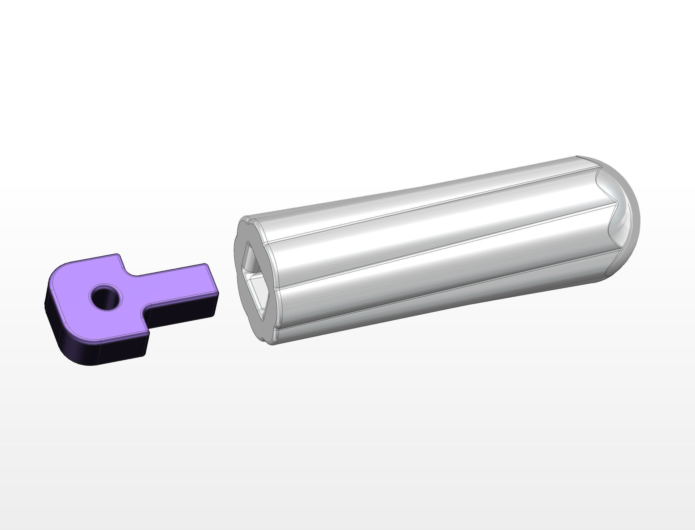 Keychain tampon model 3d print file stl files 3D model 3D printable ...