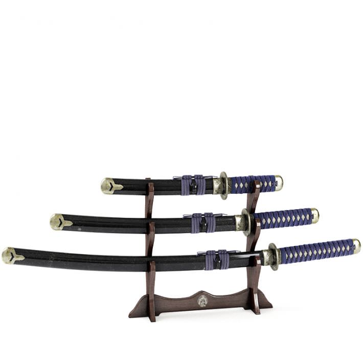 Oriental Katana Display 3D model | CGTrader