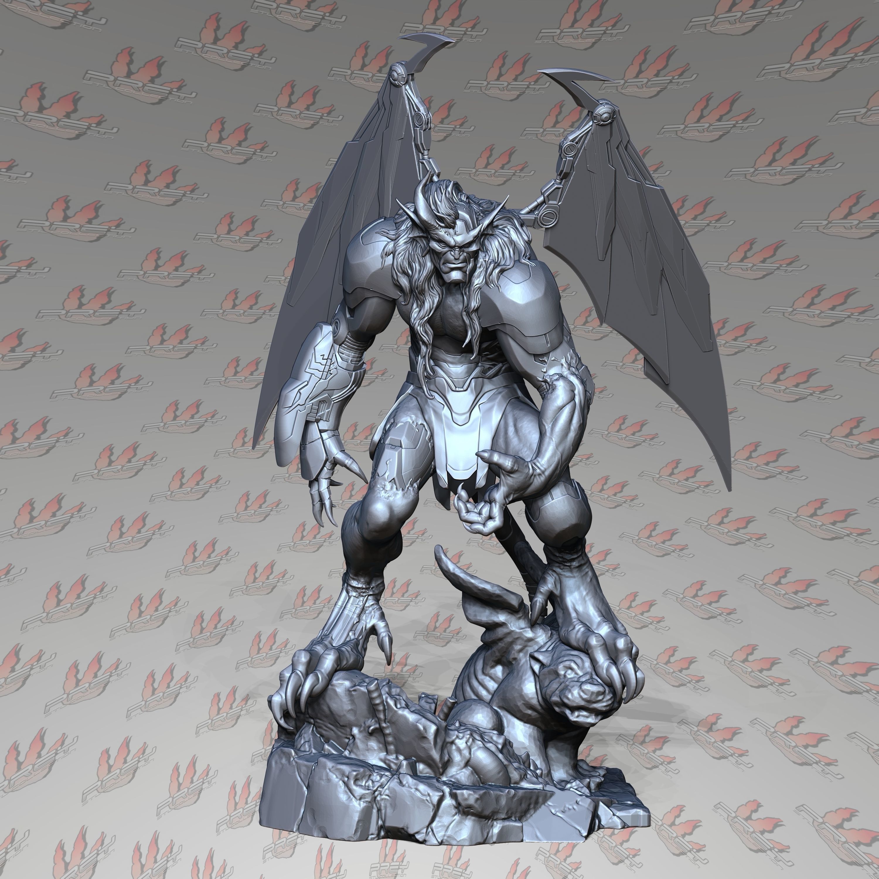 Gargoyle 12 1-57 Scale -32mm Scale- 3D model 3D printable | CGTrader