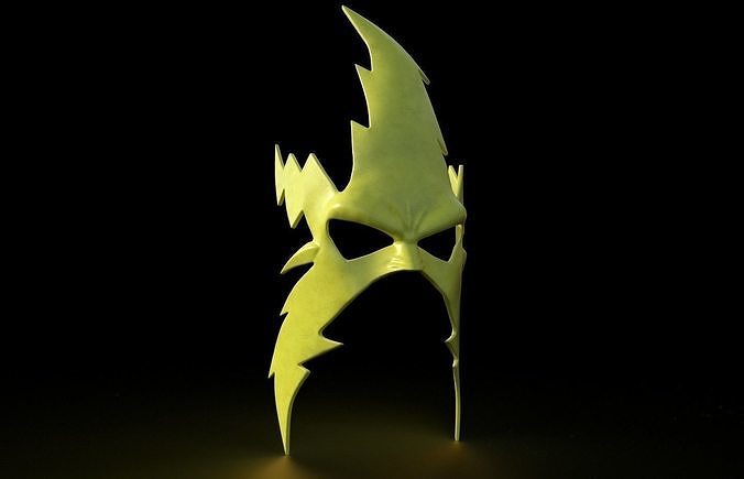 Electro Spiderman Villain Mask 3D model 3D printable | CGTrader